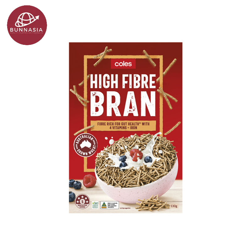 Coles Cereal High Fibre Bran 530g — Shopping-D Service Platform