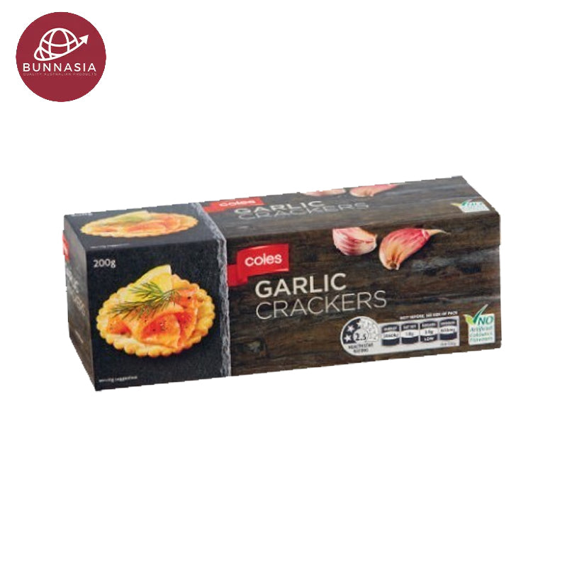 Coles Crackers Garlic 200g — Shopping-D Service Platform