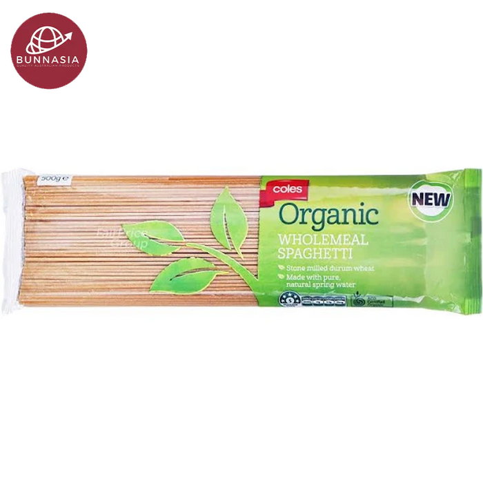 Coles Pasta Organic Wholemeal Spaghetti 500g — Shopping-D Service Platform