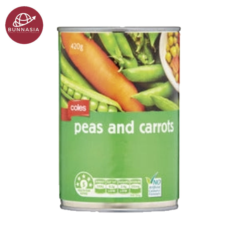 Coles Peas & Carrots 420g — Shopping-D Service Platform