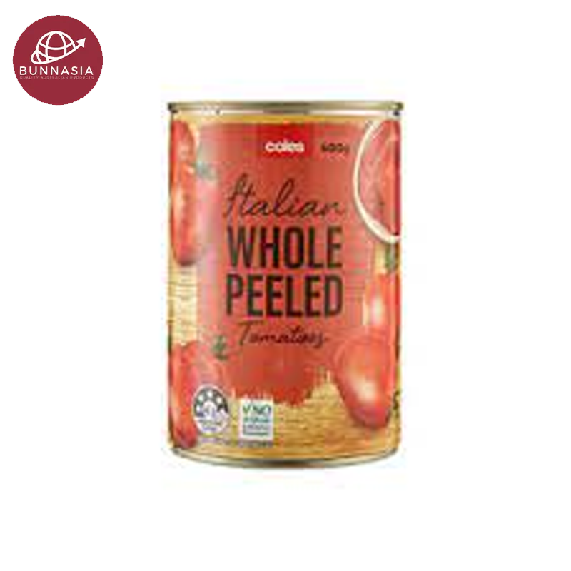 Coles Tomatoes Italian Whole Peeled 400g – Shopping-D Service Platform