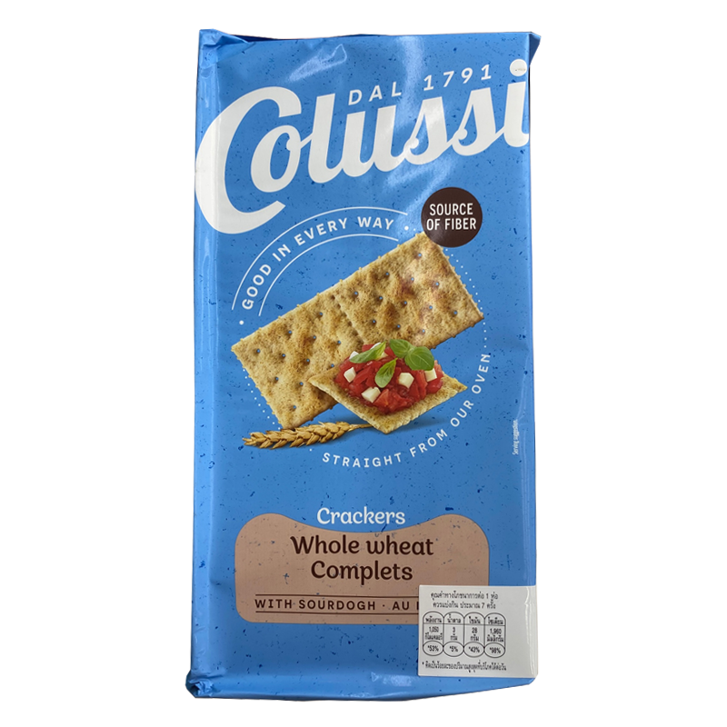 Colussi Crackers Whole Wheat Complets 250g — Shopping-D Service Platform
