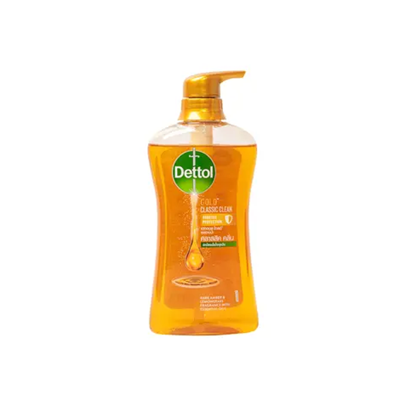 Dettol Gold Shower Gel Antibacterial Classic Clean 500ml – Shopping-D ...