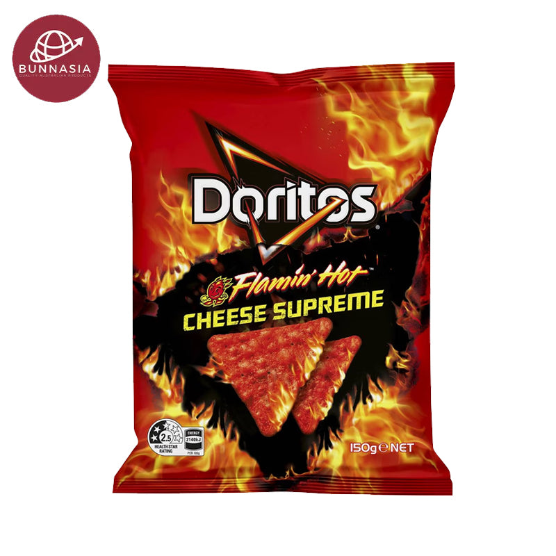 Doritos Corn Chips Flaming Hot Cheese Supreme 150g — Shopping-D Service ...