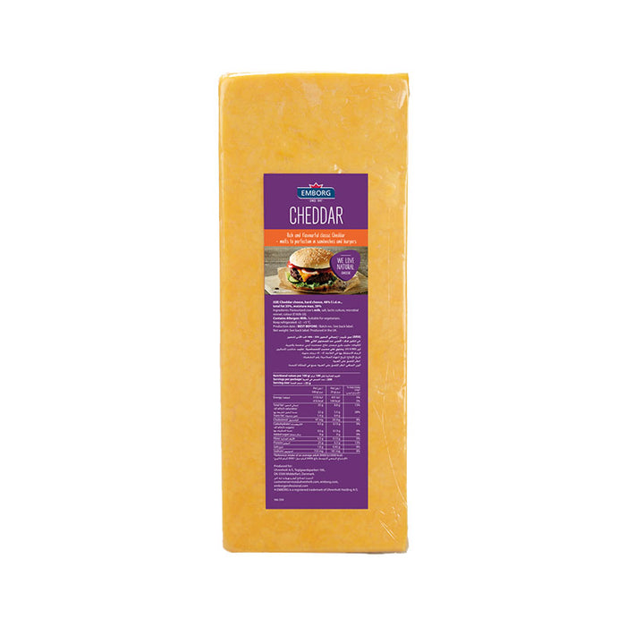 EMBORG Cheddar Cheese Colored 2.5kg — Shopping-D Service Platform