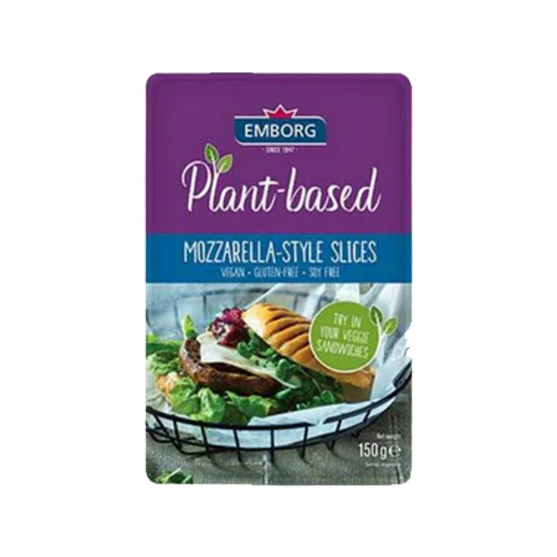Emborg Plant based Mozzarella style slices 150g – Shopping-D Service ...