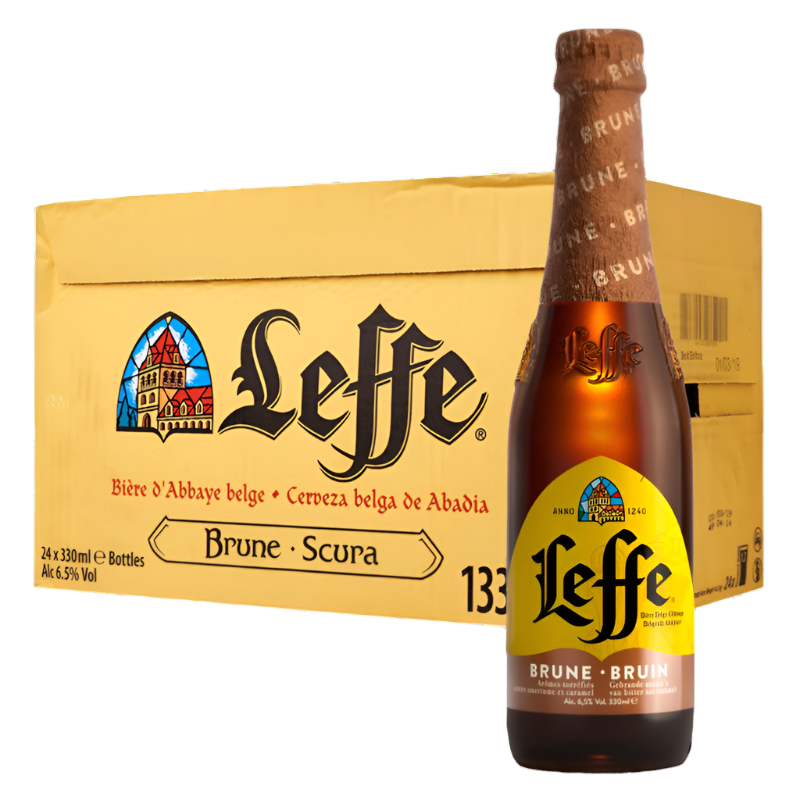 Beer Leffe Bruin (CASE) 24 bottles – Shopping-D Service Platform
