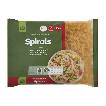 Woolworths Pasta Spirals 500g – Shopping-D Service Platform
