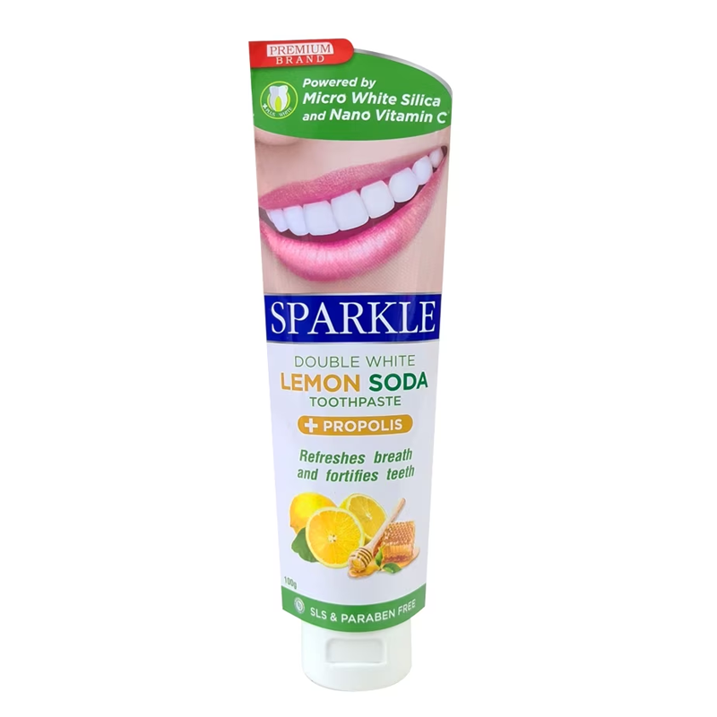 SPARKLE Double White Toothpaste Lemon Soda 60g – Shopping-D Service ...