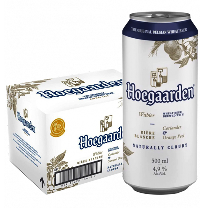 Beer Hoegaarden Original Can Carton 500ml x 12pcs — Shopping-D Service ...