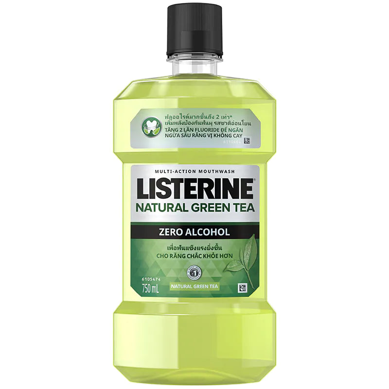 LISTERINE NATURAL GREEN TEA ZERO ALCOHOL 750ML — Shopping-D Service ...