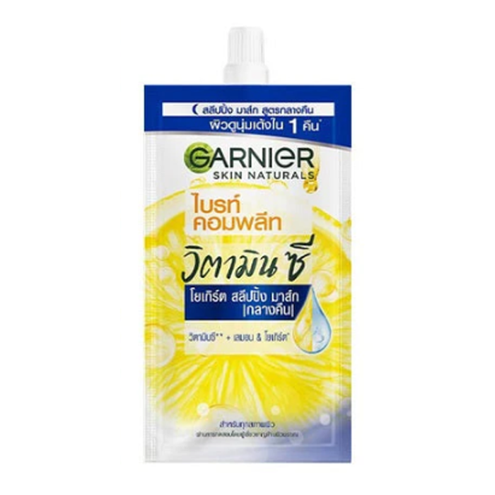 Garnier Bright Complete Vitamin C Yoghurt Sleeping Mask Night 7ml ...