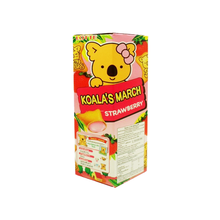 Lotte Koala Strawberry Filled Biscuit 37g — Shopping-D Service Platform