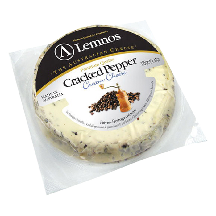 Alemnos Cracked Pepper Cream Cheese 125g — Shopping-D Service Platform