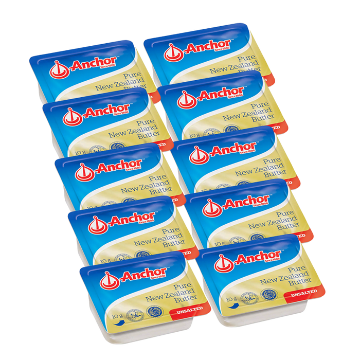 Anchor Pure New Zealand Butter Unsalted 10g Pack 10 pcs — Shopping-D ...