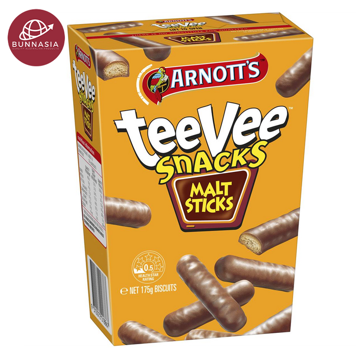 Arnott's Teevee Snacks Chocolate Biscuits Malt Sticks 175g — Shopping-D ...