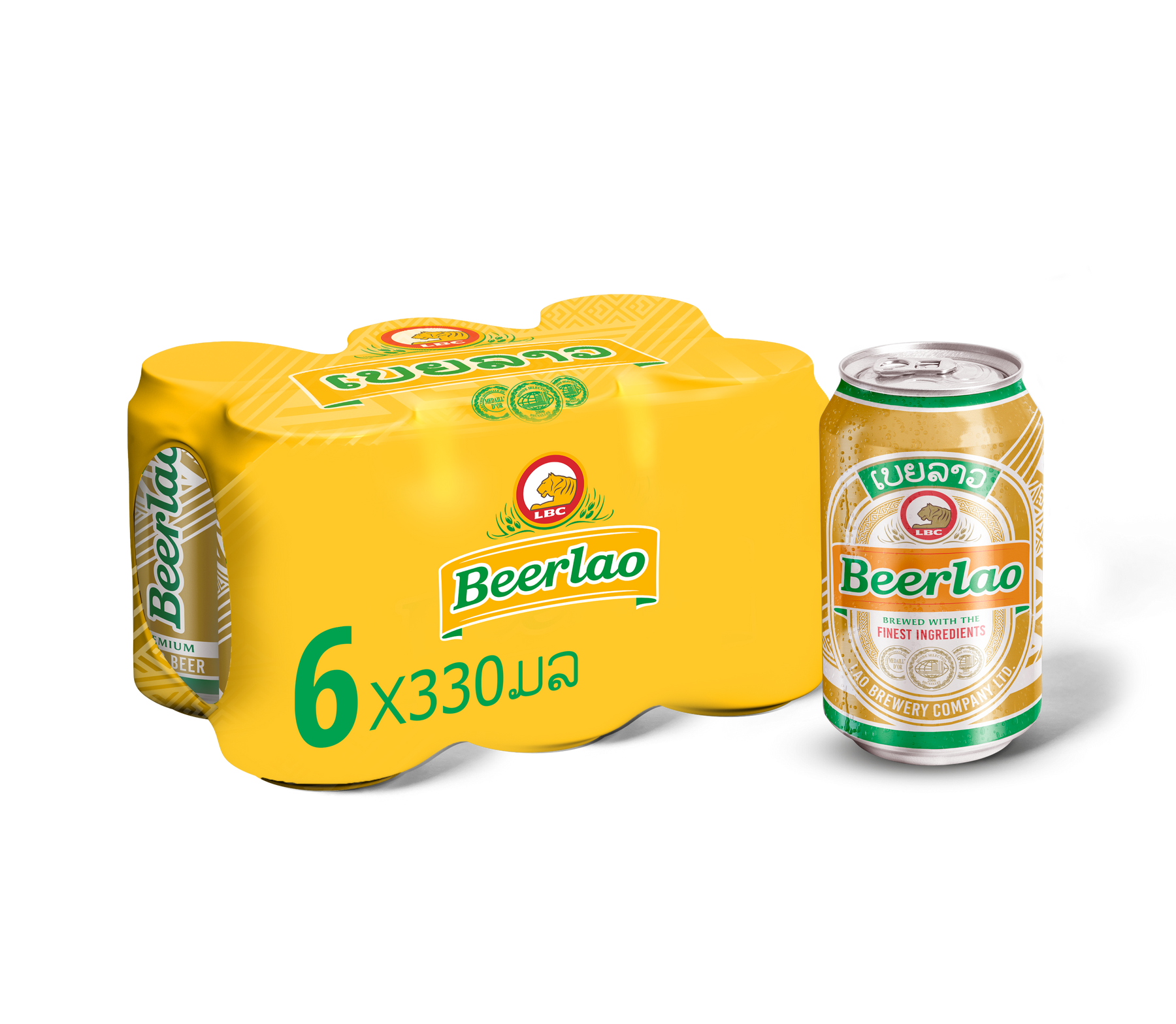 Beerlao Original 330ml Can Pack 6pcs — Shopping-D Service Platform