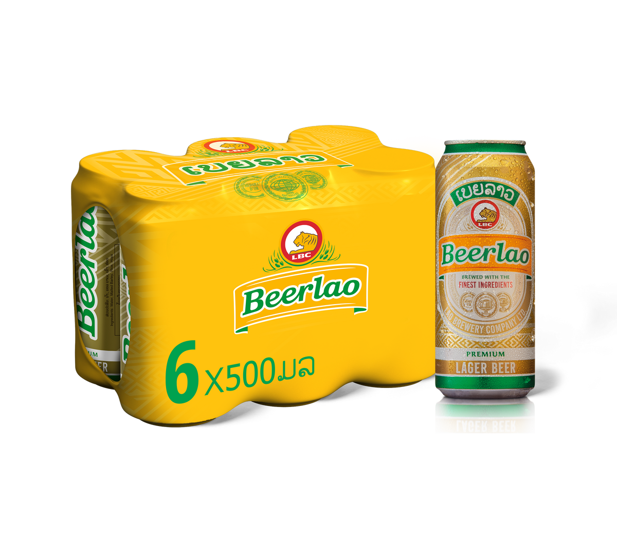 Beerlao Original 500ml Can Pack 6pcs — Shopping-D Service Platform