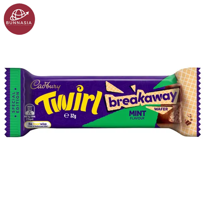 Cadbury Twirl Breakaway Mint 32g — Shopping-D Service Platform