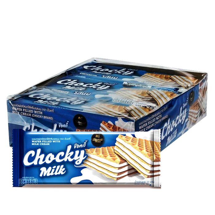 Chocky Milk Wafer Filled With Milk Cream 36g Pack of 12Pcs — Shopping-D ...