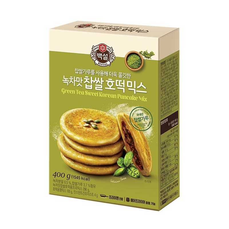 Cj Beksul Green Tea Sweet Korean Pancake Mix 400g — Shopping-D Service ...