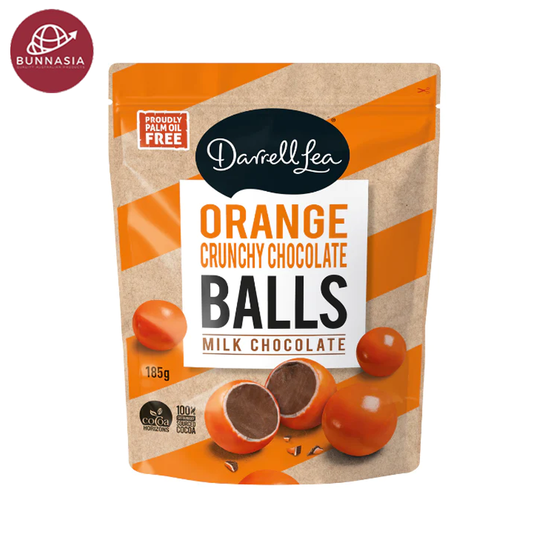 Darrell Lea Orange Crunchy Chocolate Balls Milk Chocolate 185g — Shopping-D Service Platform