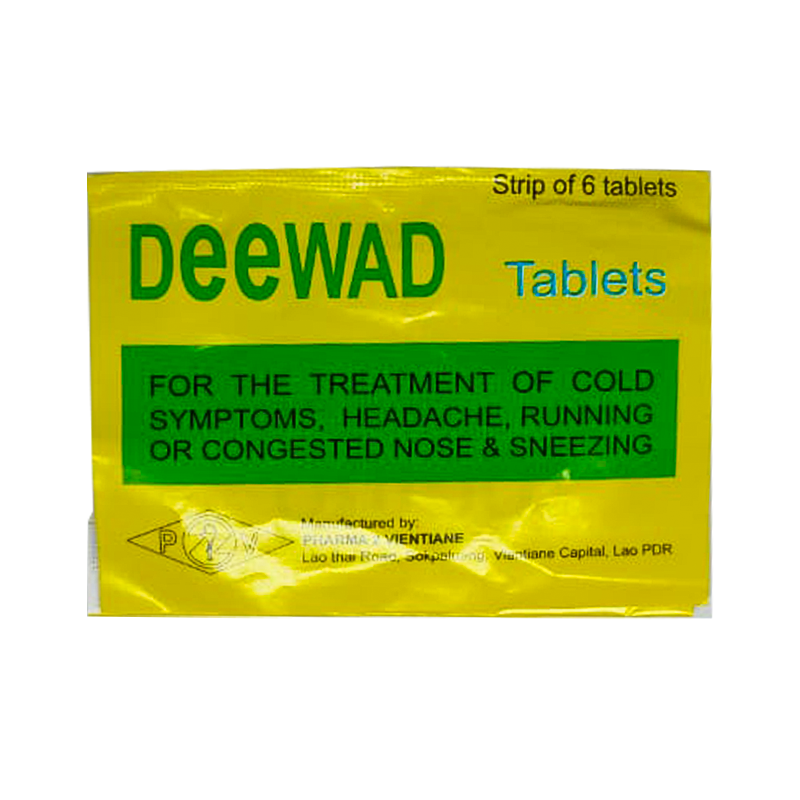 Deewad for the treatment of Cold Symptoms Strip of 6 tablets — Shopping ...