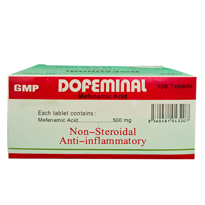 Dofeminal Mefenamic Acid Non-Steroidal Anti-Inflam matory boxes of 100 ...