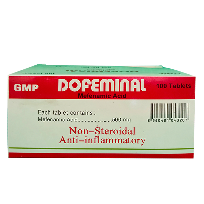Dofeminal Mefenamic Acid Non-Steroidal Anti-Inflam matory boxes of 100 ...