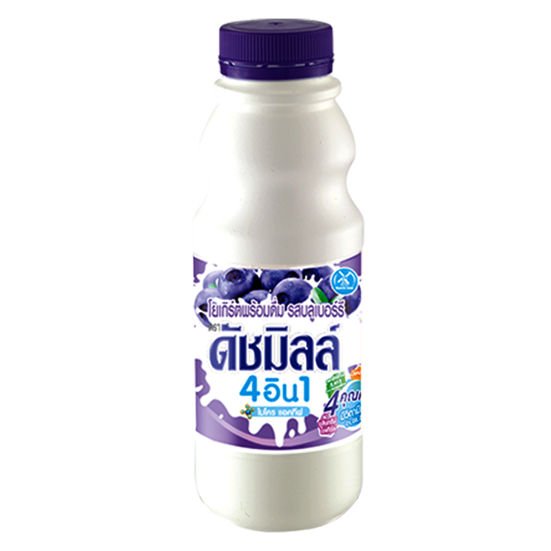 Dutch Mill Yoghurt Drink Blueberry Flavor 400ml – Shopping-D Service ...