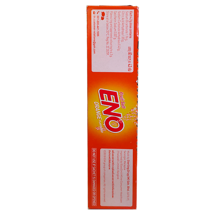 ENO Fruit Salt Orange Flavoured boxes of 60 pcs — Shopping-D Service ...