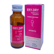 Ery.Dry Erythromycin 125mg - 5ml Powder for Syrup Antibiotic Size 60ml ...