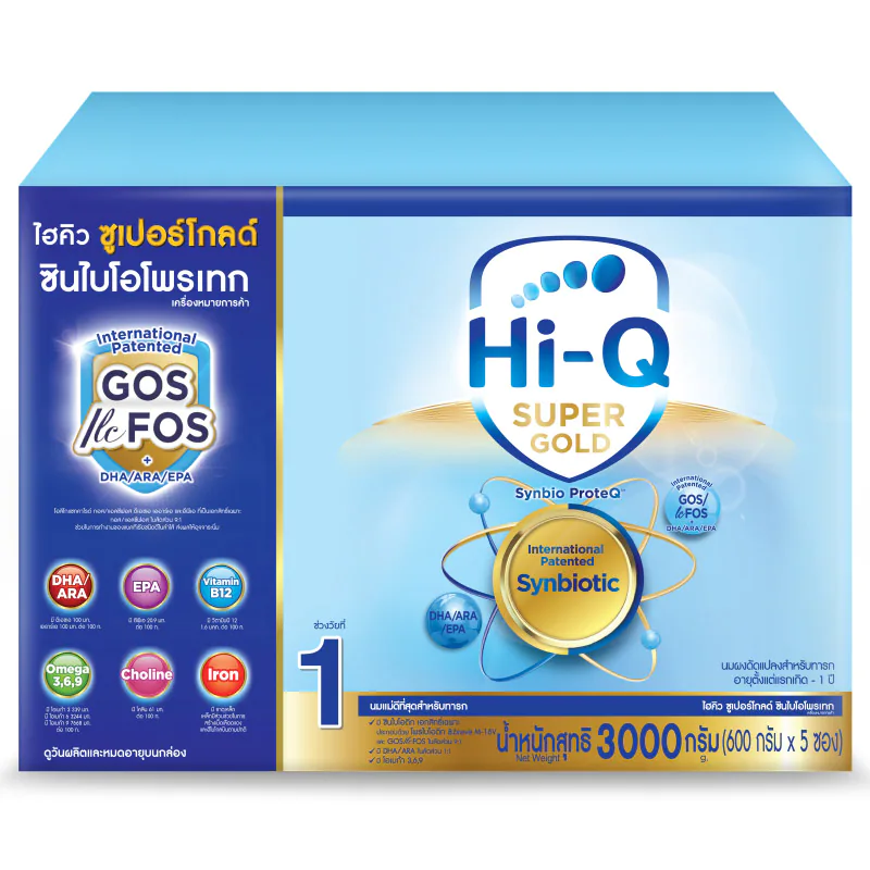 Hi-Q Super Gold Synbio ProteQ Newborn Milk Powder 3000g – Shopping-D ...