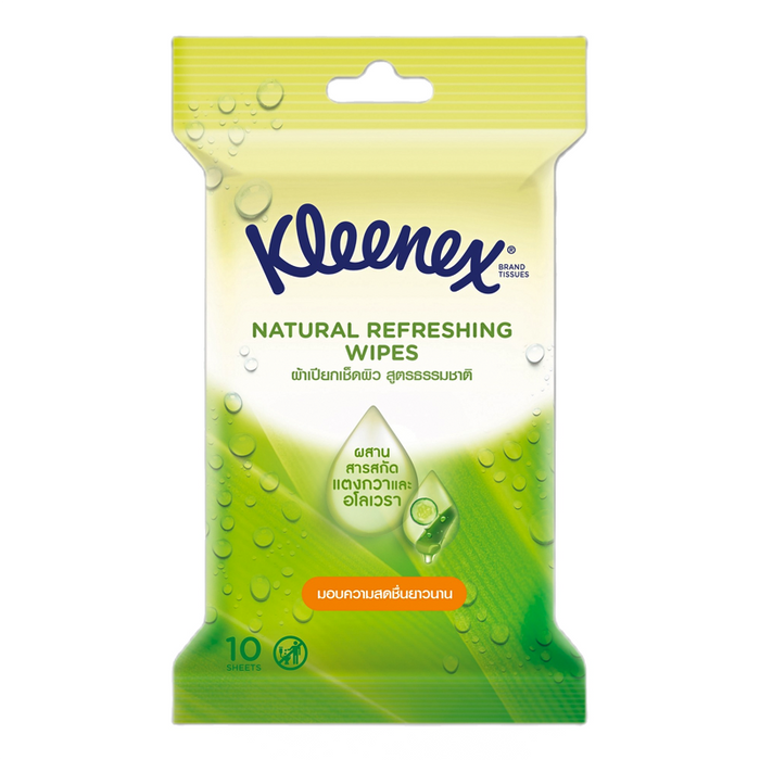 Kleenex Natural Refreshing Moist wipes 10sheets — Shopping-D Service ...