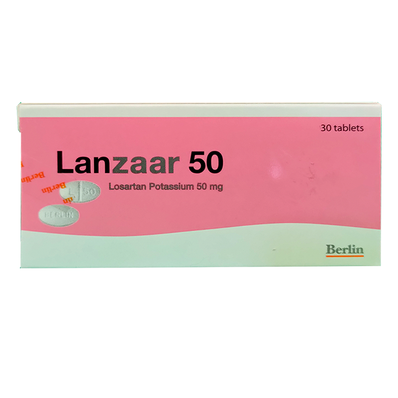 Lanzaar 50 Losartan Potassium 50 mg boxes of 30 tablets — Shopping-D ...