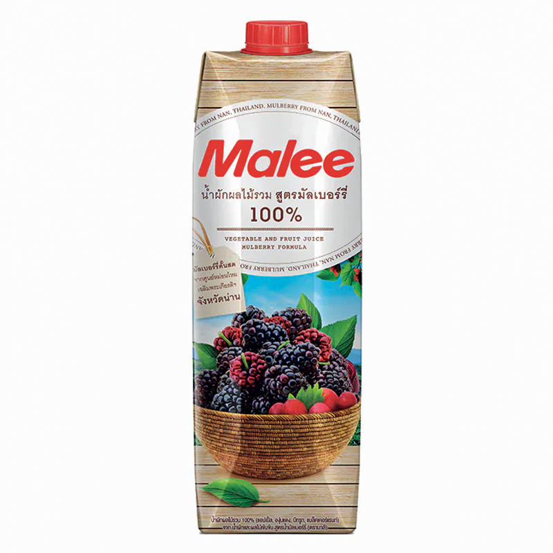 Malee Vegetable and Fruit Juice Mulberry Formula 1L – Shopping-D ...