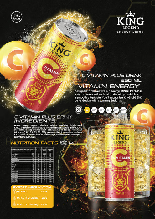 King Legend C Vitamin Drink 250ml — Shopping-D Service Platform
