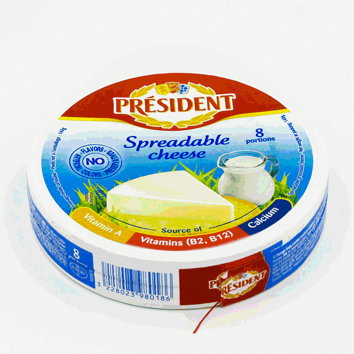 President Spreadable Cheese 8 Portions Size 140g — Shopping-D Service ...