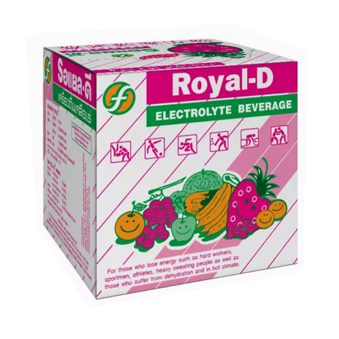 Strawberry Flavoured Electrolyte beverage powder ( Royal-D Brand) 25g ...