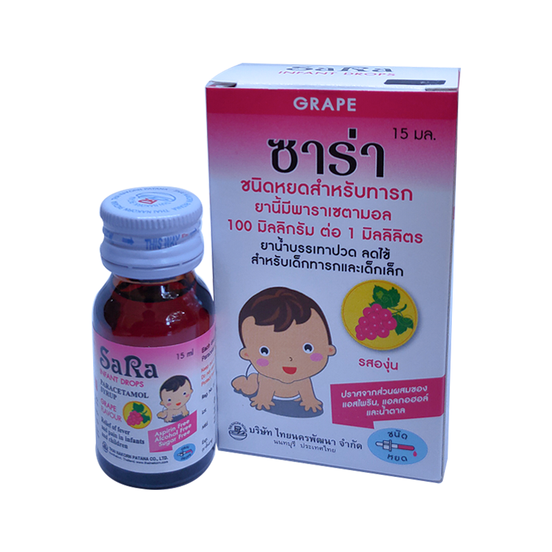 SaRa For Children Paracetamol Oral Suspension Relief of Fever and Pain ...