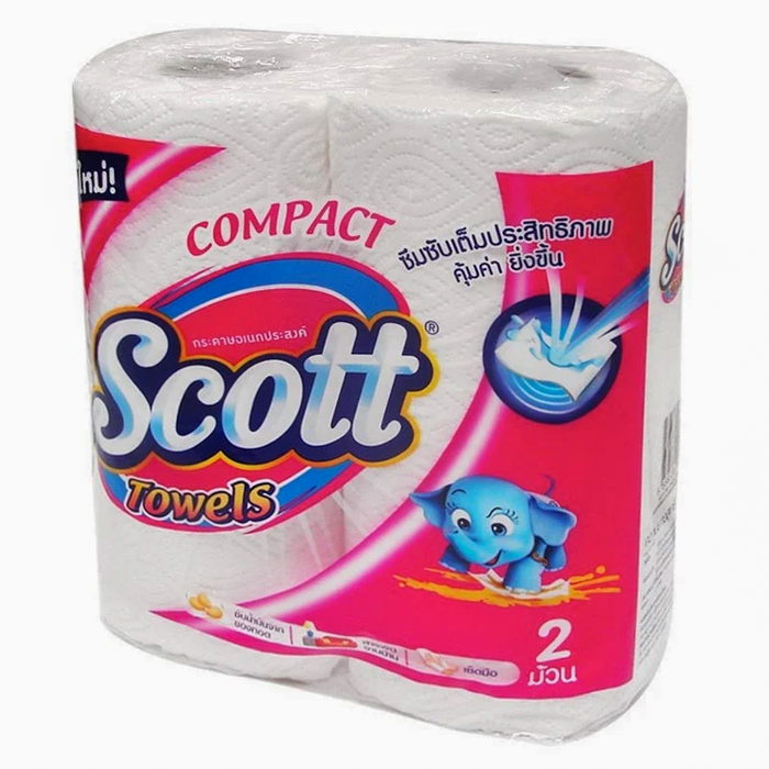 Scott Compact Tissues Towel Pack 2Rolls — Shopping-D Service Platform