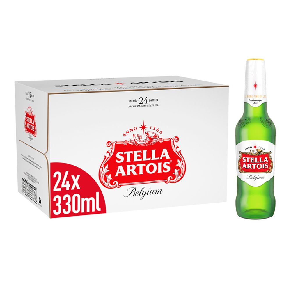 Stella Artois Belgium Premium Lager 24 x 330ml – Shopping-D Service ...
