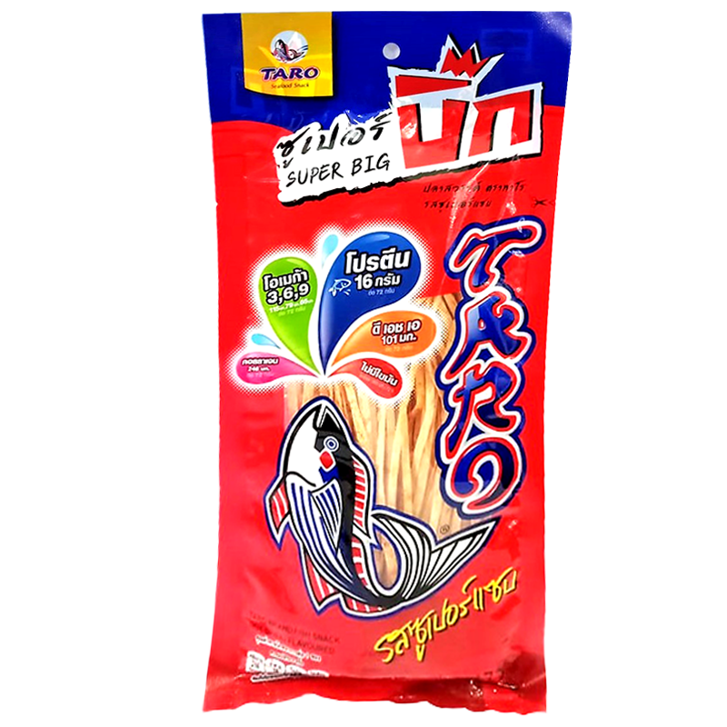 Taro Super Big Fish Snack Super Zap Flavoured Size 72g — Shopping-D ...
