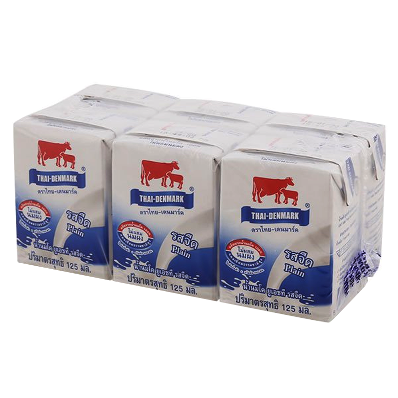 Thai-Denmark UHT Plain Flavor Size 125ml – Shopping-D Service Platform