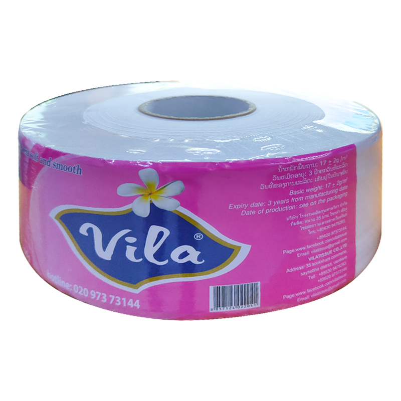 Vila Toilet paper roll extra soft and smooth ( Pink ) 800G — Shopping-D ...