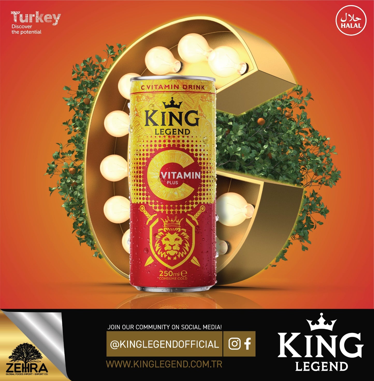 King Legend C Vitamin Drink 250ml – Shopping-D Service Platform
